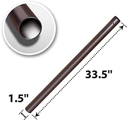 BenefitUSA Diameter 1.5" Replacement Extension Lower Pole for Patio Umbrella (42.5'' Length)