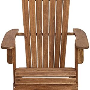 Teal Island Designs Cape Cod Natural Wood Adirondack Chairs Set of 2