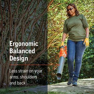 Husqvarna 230iB Battery Powered Cordless Leaf Blower, 136-MPH 650-CFM Electric Leaf Blower with Brushless Motor and Quiet Operation, 40V Lithium-Ion Battery and Charger Included