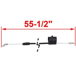 Dxent 158152 Zone Control Cable Throttle Cable Compatible with 158152 Poulan Pro Sears Craftsman Weed Eater Walk-Behind Lawn Mower