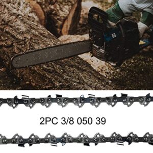 Opuladuo 10 Inch Pole Saw Chain for Harbor Freight Atlas 56934, 10" Polesaw Chain for Makita EY401MP EY2650H25H, Chainsaw Chain for Poulan PLN1510 and Echo Models - 3/8" - .050" - 39 Drive Links