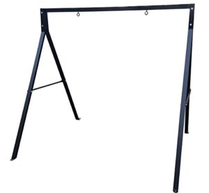 sparkling line 864784000317 outdoor double holders swing frame, black