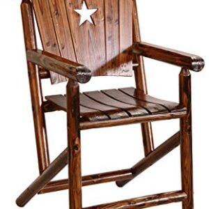 Leigh Country Bar Arm Chair with Star