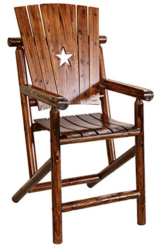 Leigh Country Bar Arm Chair with Star