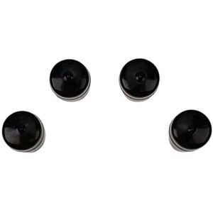 DVPARTS 4PCS 532104757 Rubber Wheel Axle Hub Caps for Husqvarna, Weed Eater, Poulan, Sears, Crafstman, Ryobi and Roper Lawn Mower, Lawn Tractor and Snow Blower 532175039, 104757X, 104757X428