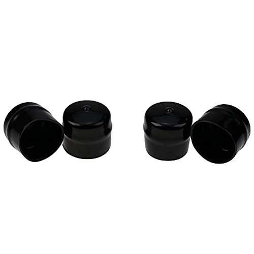 DVPARTS 4PCS 532104757 Rubber Wheel Axle Hub Caps for Husqvarna, Weed Eater, Poulan, Sears, Crafstman, Ryobi and Roper Lawn Mower, Lawn Tractor and Snow Blower 532175039, 104757X, 104757X428