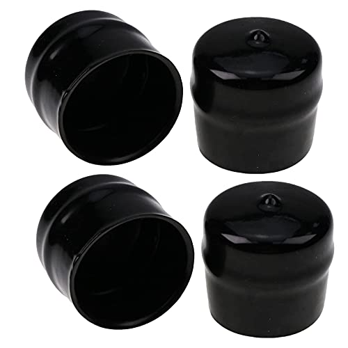 DVPARTS 4PCS 532104757 Rubber Wheel Axle Hub Caps for Husqvarna, Weed Eater, Poulan, Sears, Crafstman, Ryobi and Roper Lawn Mower, Lawn Tractor and Snow Blower 532175039, 104757X, 104757X428