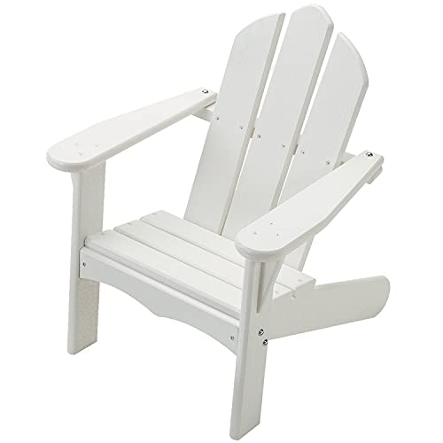 Little Colorado Classic Toddler Adirondack Chair – Easy Assembly Kids Adirondack Chair/Safe for Children/Handcrafted in The USA (Solid White)