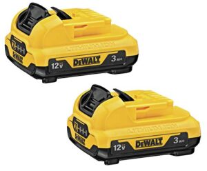 dewalt 12v max* batteries, 3.0-ah, 2-pack (dcb124-2)