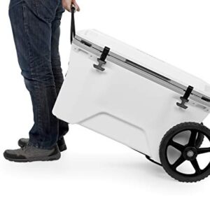 Camco Heavy-Duty Cooler Cart Kit, Includes Durable Straps and 12-Inch Wheels, White (51798)