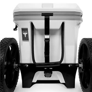 Camco Heavy-Duty Cooler Cart Kit, Includes Durable Straps and 12-Inch Wheels, White (51798)