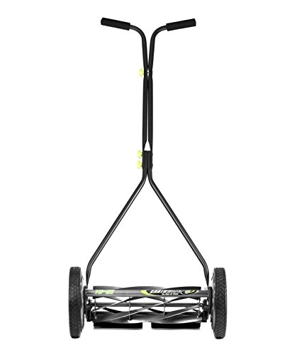 Earthwise 1715-16EW 16-Inch 7-Blade Push Reel Lawn Mower, Grey