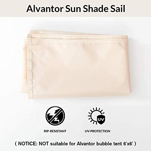 Alvantor Sun Shade Sail Canopy Covers UV Block for Alvantor Outdoor Backyard Screen House & Bubble Tent 38"x50"x57", Pack of 3