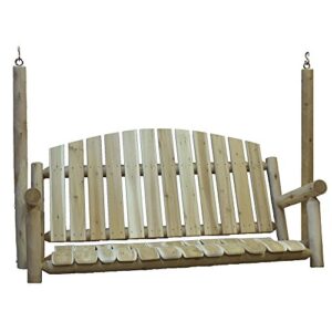 lakeland mills cf75 country porch swing, 5′