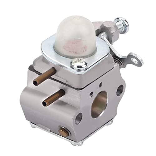 Wellsking Carburetor for Troy-Bilt TB80EC TB32EC YM21CS TB21EC TB22EC TB2040XP TB22 2 Cycle String Trimmer Gas craftsman Weed Eater Whacker 27CC Replacement for # WT-973 MTD 753-06190