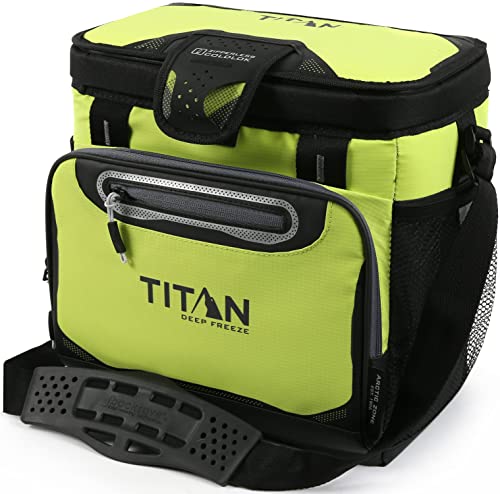 Arctic Zone Titan Deep Freeze Cooler - 16 Can Zipperless Hardbody Cooler - Deep Freeze Insulation, HardBody Liner, and SmartShelf