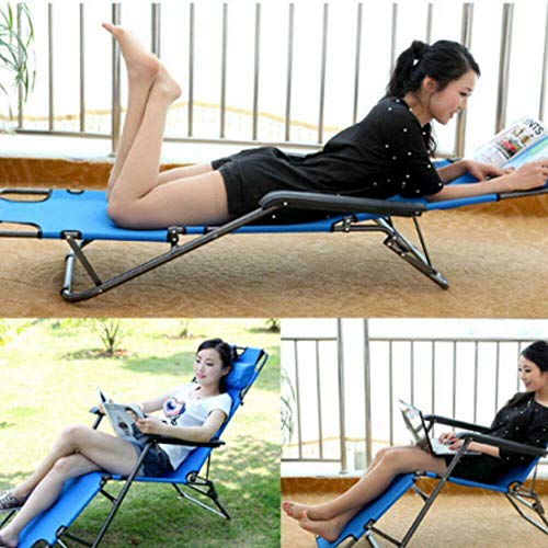 MB-THISTAR Outdoor Folding Reclining Beach Sun Patio Chaise Lounge Chair Pool Lawn Lounger