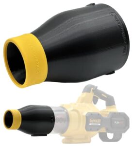 stubby nozzle co. stubby car drying nozzle for dewalt 60v max flexvolt leaf blower (dcbl772b)