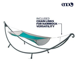 ENO - SoloPod XL Hammock Stand - Outdoor Stand for Camping, Traveling, a Festival, Patio Furniture, or The Beach - Charcoal