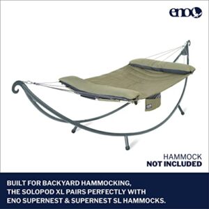 ENO - SoloPod XL Hammock Stand - Outdoor Stand for Camping, Traveling, a Festival, Patio Furniture, or The Beach - Charcoal