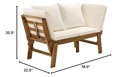 SEI Furniture Dolavon Outdoor Lounge Chair, White