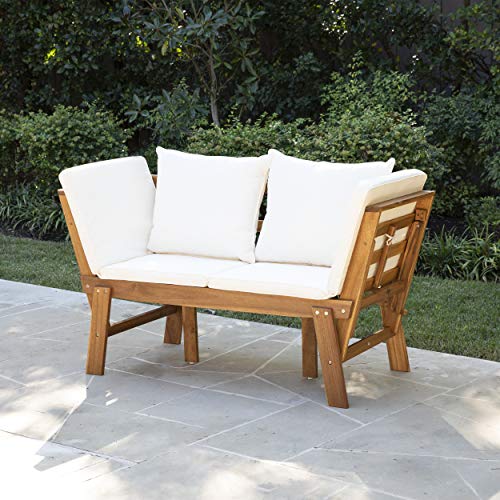 SEI Furniture Dolavon Outdoor Lounge Chair, White