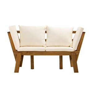 SEI Furniture Dolavon Outdoor Lounge Chair, White