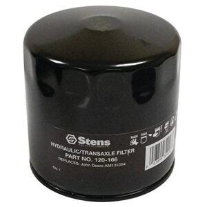 new stens hydraulic oil filter 120-166 compatible with/replacement for john deere 425, 445, 455, 647, 647a, 727a, 777, 797 ztrak, x465, x475, x485, x495, x700, x740, x749, z425, z445, z465 eztrak