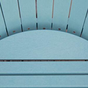 CR Plastic Products Outdoor Upright Adirondack Aqua