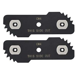 2-pack eb-007 edge hog heavy-duty edger replacement blades compatible with black+decker 7-1/2-inch, for le750-case cut with 4-wear indicators