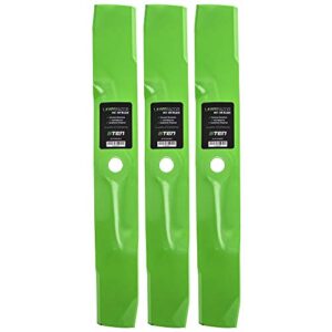 8ten lawnrazor mower blade set for john deere lx280 z425 z45 1025r 2210 m143520 uc22010 54c decks (medium lift)