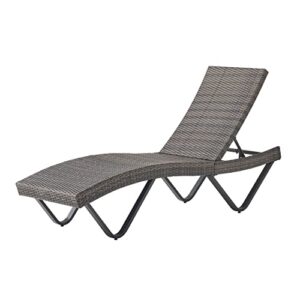 christopher knight home san marcos chaise lounge, grey