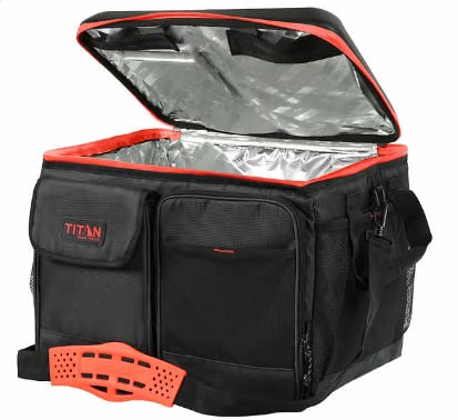 Titan 50-Can Collapsible Cooler Red