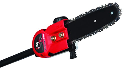 TrimmerPlus Pole Saw Attachment for Compatible Gas Powered Multi-Use Outdoor Equipment, 8-inch saw, 11-foot pole extension (TPP720)