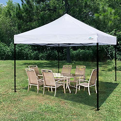 Ontheway 10' x 10' Replacement Canopy Top for EZ Pop Up Canopy Tent, Instant Canopy Top Cover (Canopy Top Only)