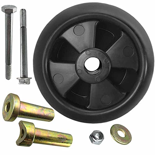 4 USA MADE DECK WHEEL+6 PIECE HARDWARE KITS FOR JOHN DEERE AM133602 AM116299 M111489