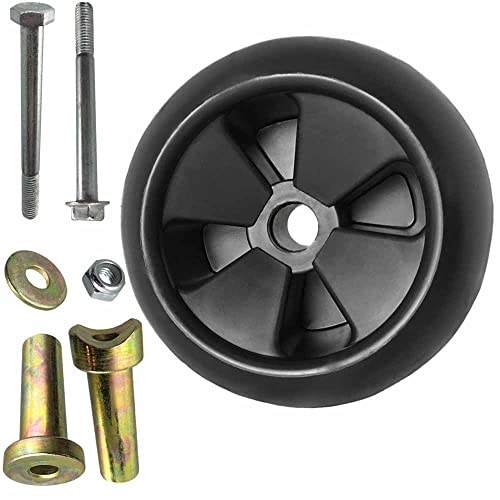 4 USA MADE DECK WHEEL+6 PIECE HARDWARE KITS FOR JOHN DEERE AM133602 AM116299 M111489