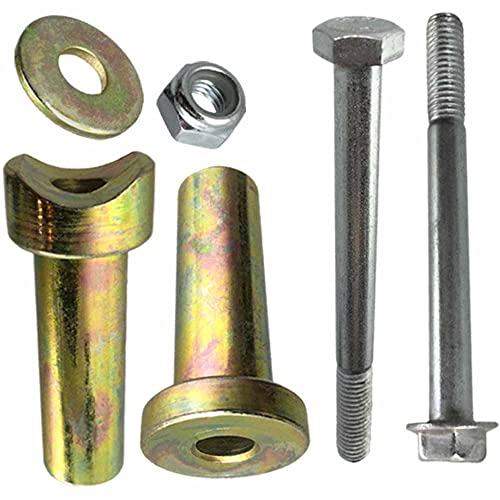 4 USA MADE DECK WHEEL+6 PIECE HARDWARE KITS FOR JOHN DEERE AM133602 AM116299 M111489