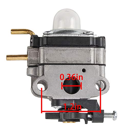 MOTOALL 753-06220 Carburetor for Troy Bilt TB146EC TB525EC TB575EC TB590EC TB525ES TB539ES String Trimmer MP429 MP479 BC509 SS418 Yard Machines Y4700EC Y4800EC 753-06220A 753-06220B