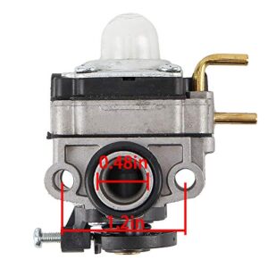 MOTOALL 753-06220 Carburetor for Troy Bilt TB146EC TB525EC TB575EC TB590EC TB525ES TB539ES String Trimmer MP429 MP479 BC509 SS418 Yard Machines Y4700EC Y4800EC 753-06220A 753-06220B