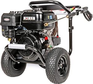 simpson cleaning ps60843 powershot 4400 psi gas pressure washer, 4.0 gpm, crx 420cc engine, includes spray gun and extension wand, 5 qc nozzle tips, 3/8-inch x 50-foot monster hose