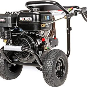 SIMPSON Cleaning PS60843 PowerShot 4400 PSI Gas Pressure Washer, 4.0 GPM, CRX 420cc Engine, Includes Spray Gun and Extension Wand, 5 QC Nozzle Tips, 3/8-inch x 50-foot Monster Hose