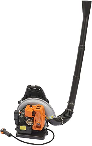 Futchoy Commercial Backpack Leaf Blower, 65CC 2-Stroke Gasoline Powered Blower with Adjustable Outlet Length Nozzle, Suitable for Domestic and Industrial Use