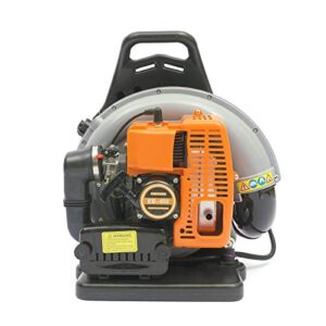 Futchoy Commercial Backpack Leaf Blower, 65CC 2-Stroke Gasoline Powered Blower with Adjustable Outlet Length Nozzle, Suitable for Domestic and Industrial Use