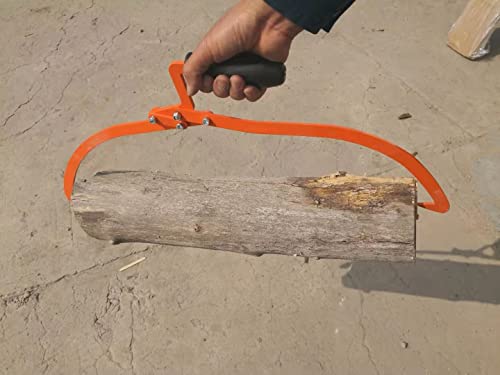 OAOLOWF 20" Log Tongs Logging Skidding Tongs Non-Slip Grip- Log Lifting, Handling, Dragging & Carrying Tool