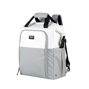 igloo 30-can switch backpack seadrift white/gray