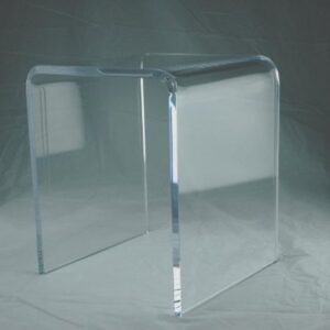 One Stop Plastic Shop 3/4" Clear Acrylic Lucite Shower Bench.