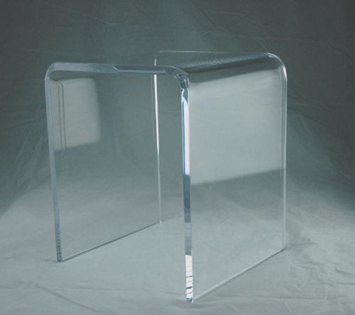 One Stop Plastic Shop 3/4" Clear Acrylic Lucite Shower Bench.