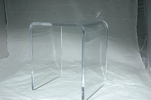 One Stop Plastic Shop 3/4" Clear Acrylic Lucite Shower Bench.