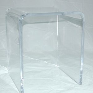 One Stop Plastic Shop 3/4" Clear Acrylic Lucite Shower Bench.